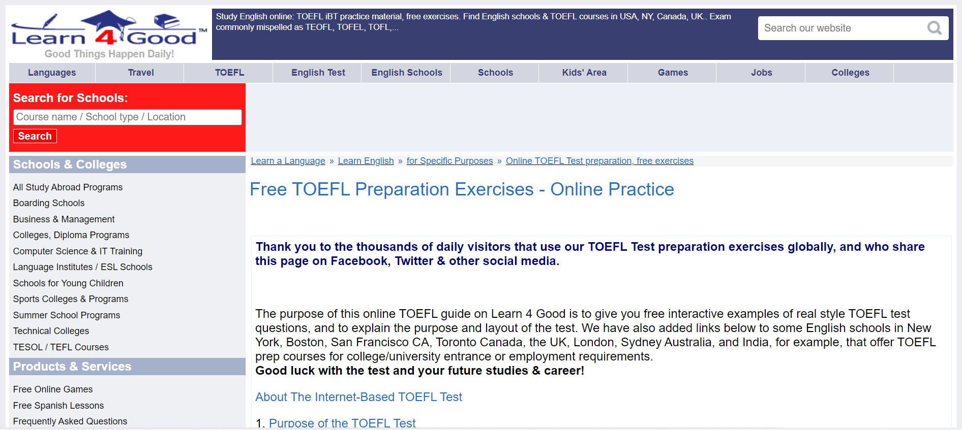 5 Situs Latihan TOEFL Online Gratis yang Paling Recommended!